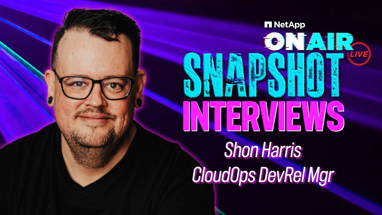 Shon Harris @ INSIGHT 2024 | NetApp ONAIR SNAPSHOT - YouTube