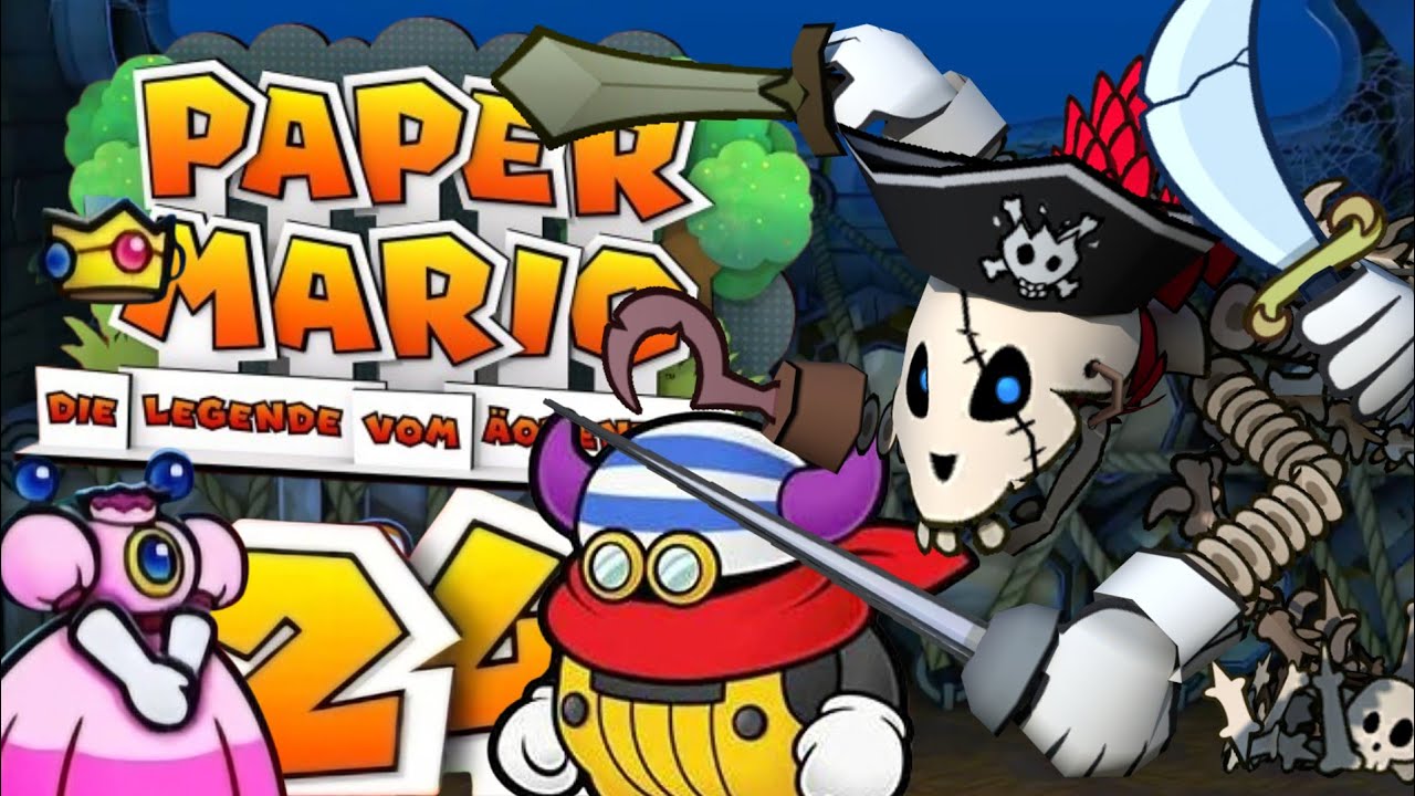 Paper Mario: Die Legende vom Äonentor🗺️ Part 24: Boss gegen Cortez dem ...