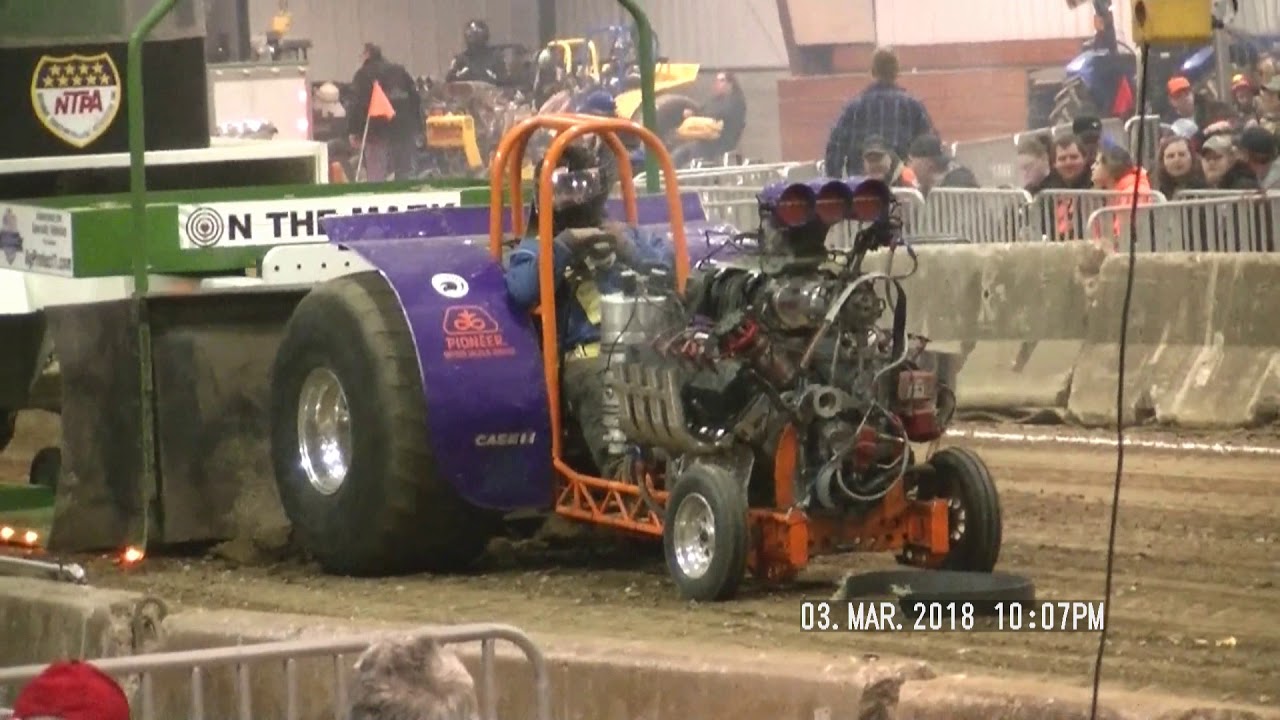 NTPA MINI ROD TRACTORS 2018 DEKALB SUPER PULL EATON, OH SAT NIGHT MAR ...