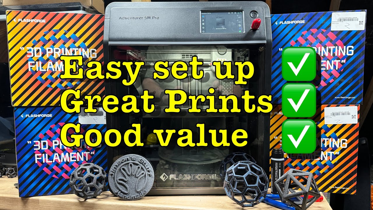 Testing the Flashforge Adventurer M5 Pro 3D Printer - YouTube