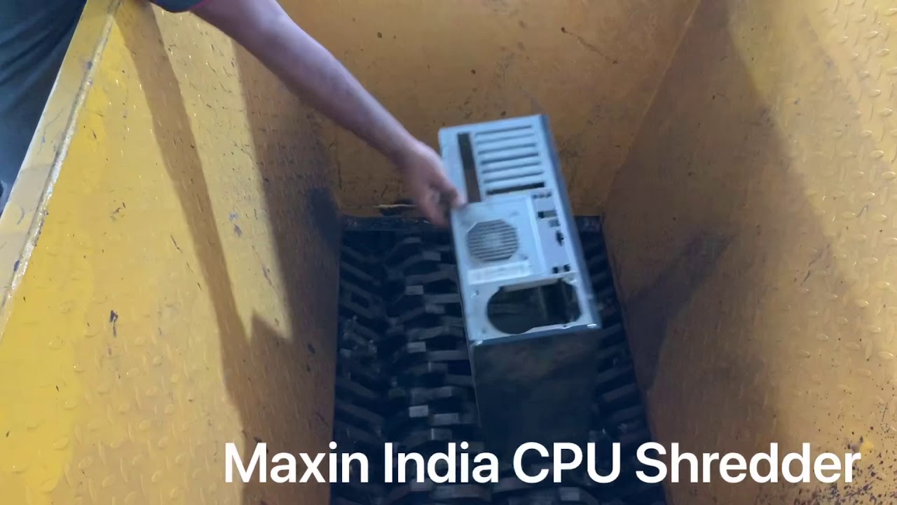 Largest E waste Shredder, Mixed Electronic Scrap Shredder, E waste ...