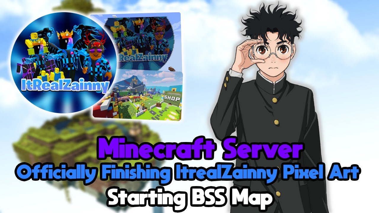 Minecraft Server Officially finishing ItrealZainny Pixel Art and ...