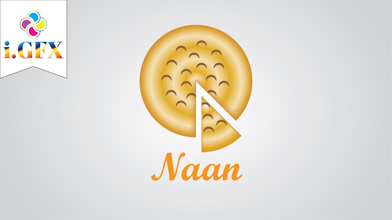 Bread Logo | Naan Bread logo | Naan bread illustrator | illustrator ...