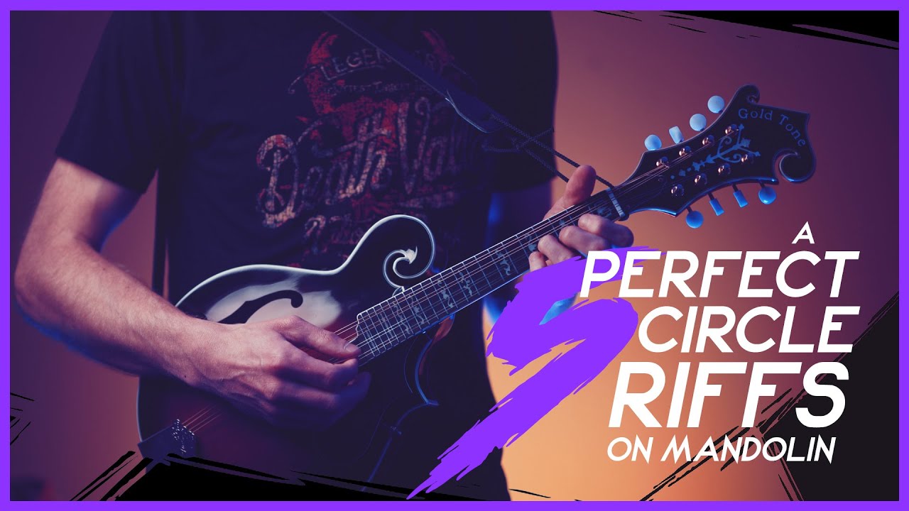 5 A Perfect Circle Riffs on Mandolin - by Mando Lorian - YouTube