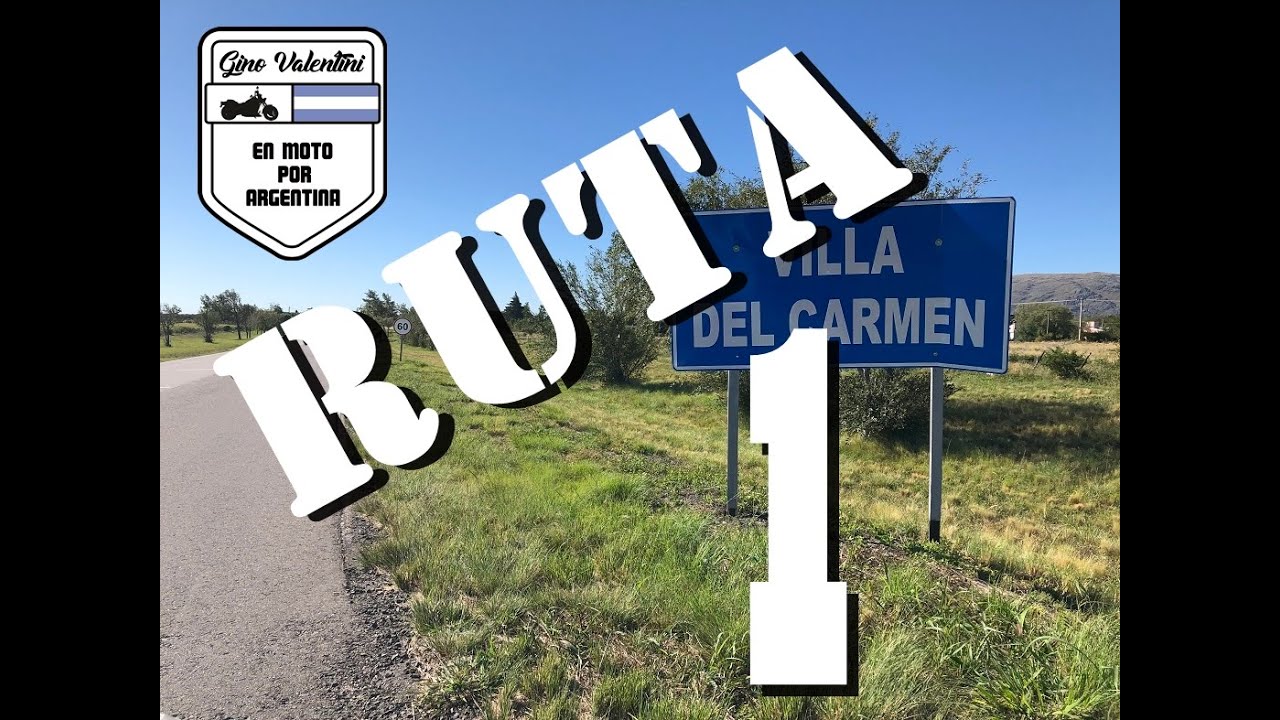 RUTA 1 provincia de San Luis Argentina - YouTube