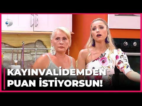 Çiğdem'in Verdiği Puan Elif ve Hülya'yı Birbirine Düşürdü - Gelinim Mutfakta 338. Bölüm