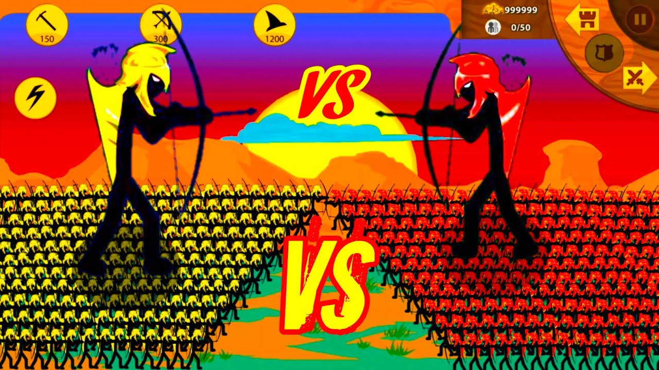 999 GOLDEN ARCHIDON VS 999 RED GOLDEN ARCHIDON NEW UPDATE | STICK WAR ...