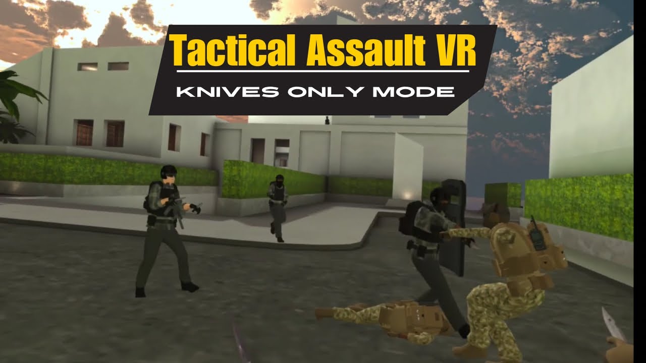 Knife-Only Chaos: Tactical Assault VR - YouTube