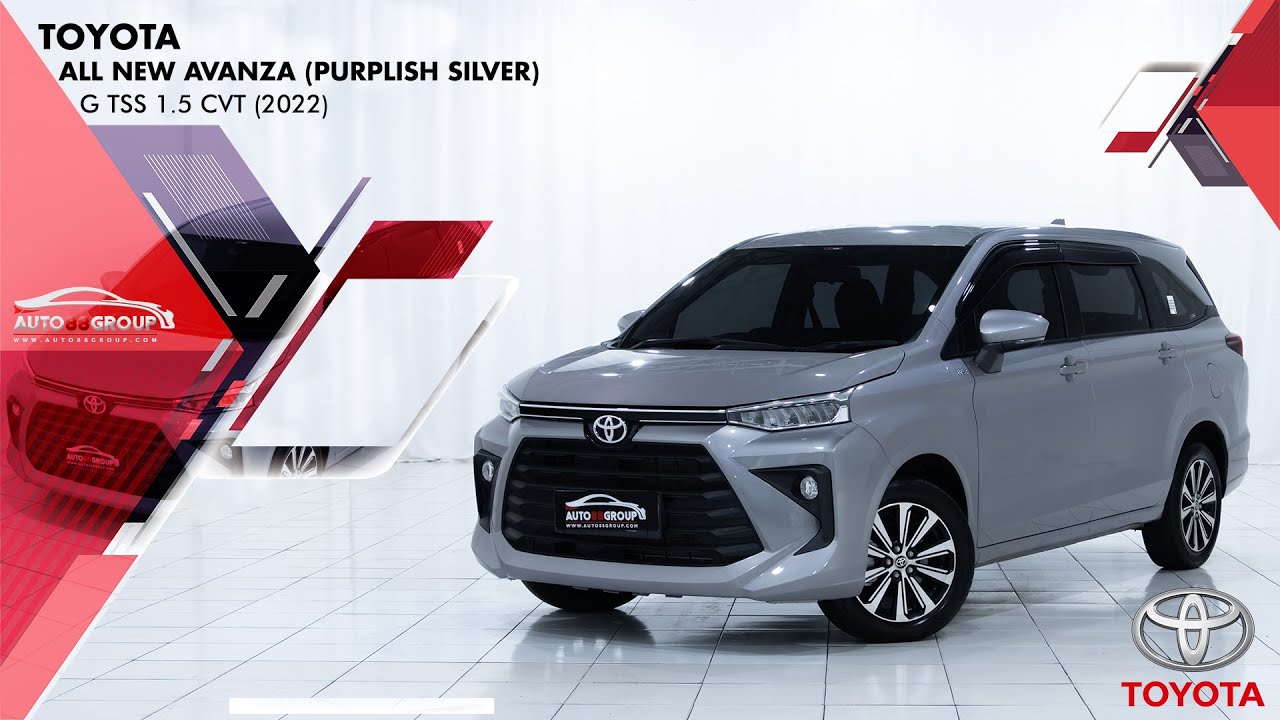 TOYOTA ALL NEW AVANZA (PURPLISH SILVER) TYPE G TSS 1.5 CVT (2022) - YouTube
