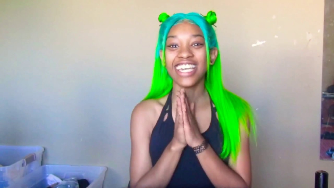 Green eyebrow tutorial ( without dye) - YouTube