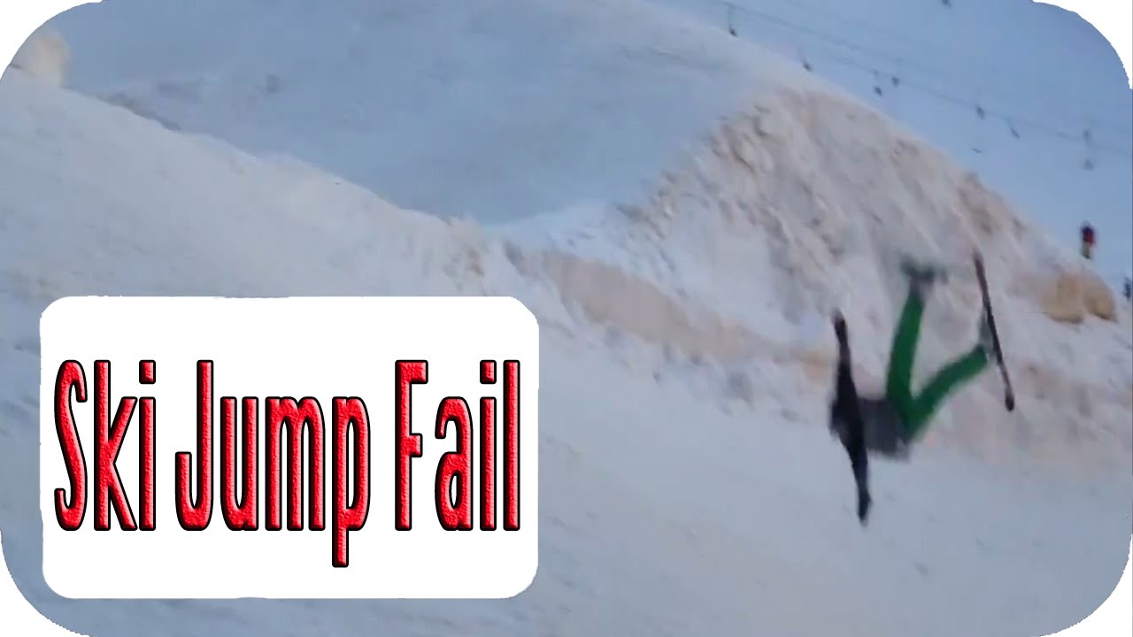 Ski Jump Fail - YouTube