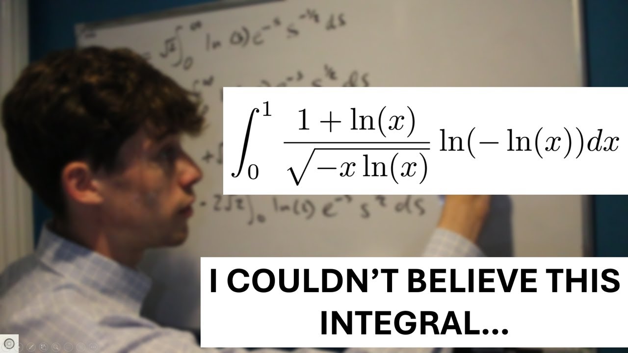 This cursed integral brought me back to YouTube... - YouTube