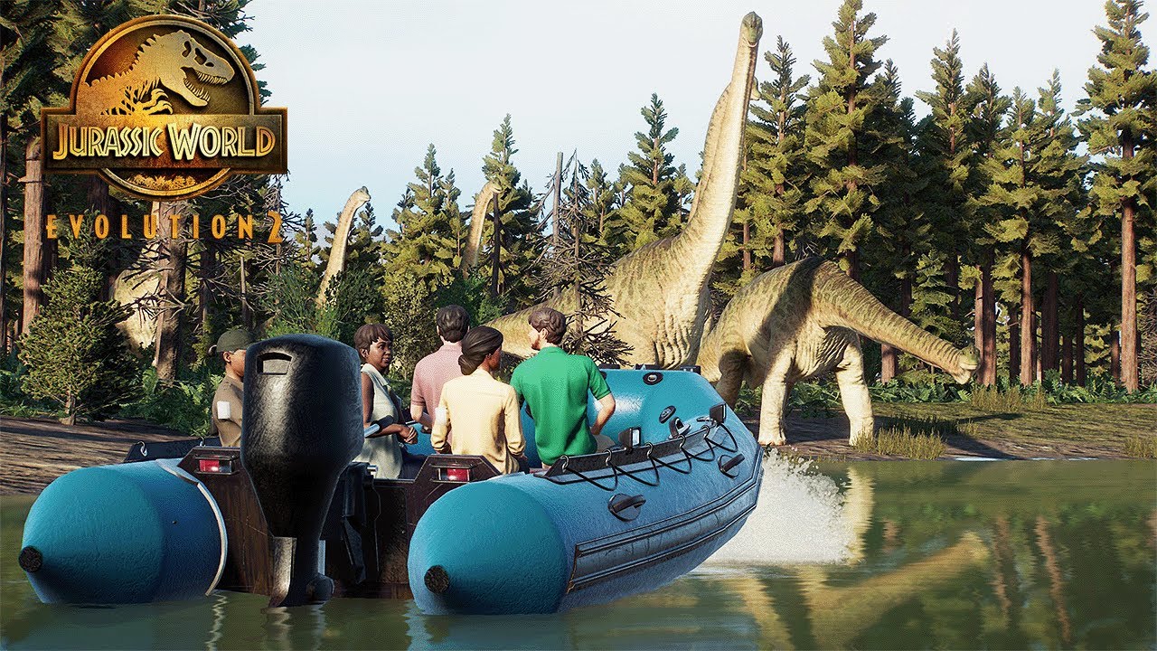 DINOSAUR BOAT TOUR in Jurassic World Evolution 2!! - YouTube