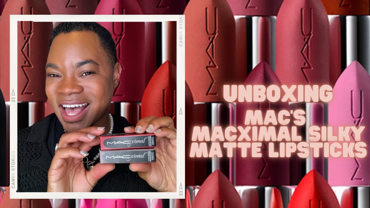 UNBOXING: MAC'S NEWEST MACXIMAL MATTE LIPSTICK AND REVIEW - YouTube