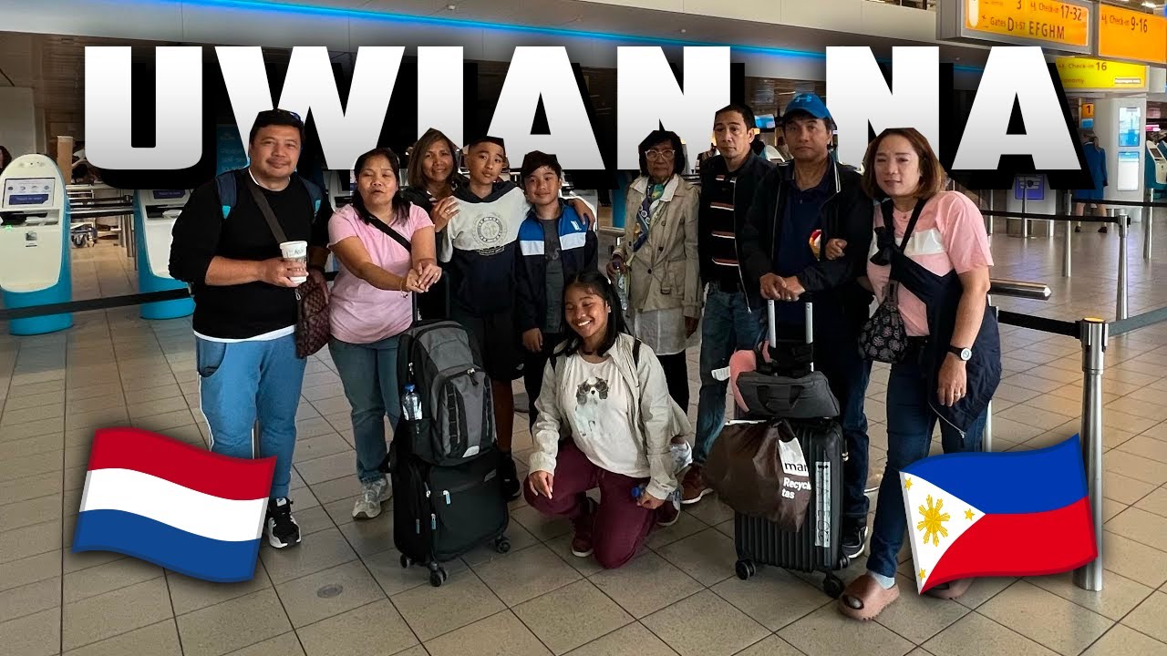 Have a Safe Flight! 🇳🇱 ️ 🇵🇭 (Balik Pinas na sila Chloe ang Colin ...