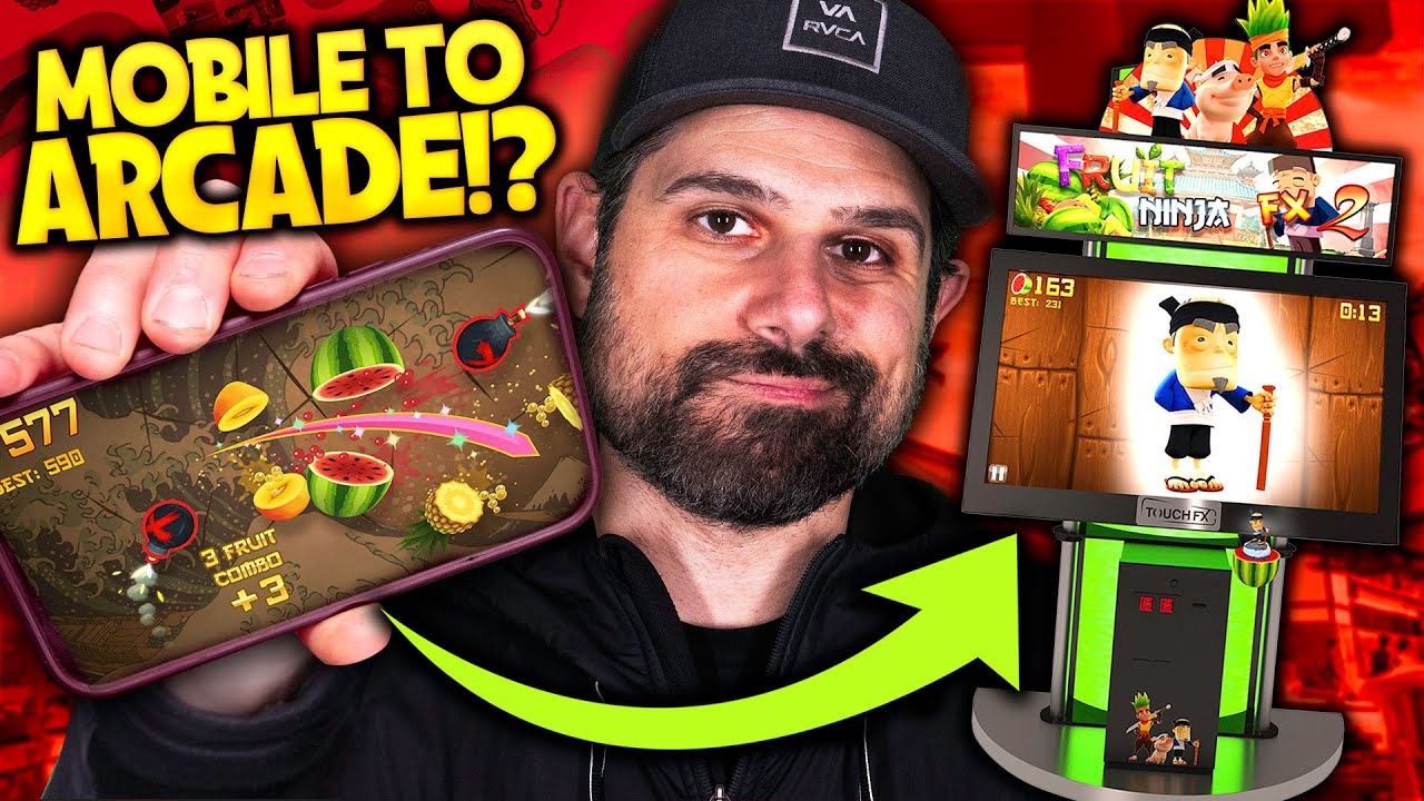 Are mobile games fun to play at an Arcade? - YouTube