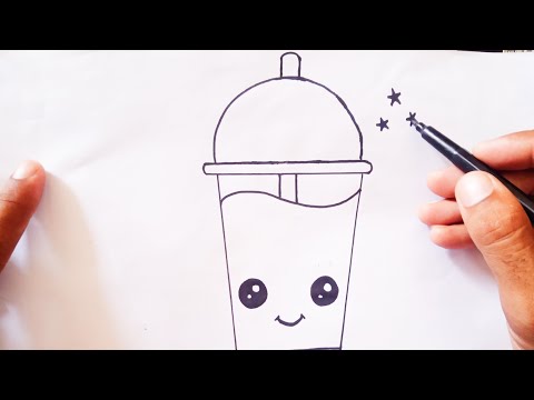 How to draw Cute cupe step by step easy drawing | Draw cute things ...