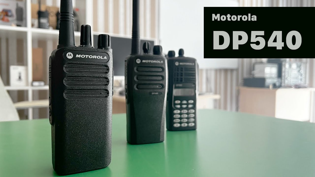 Радиостанция Motorola DP540 - YouTube