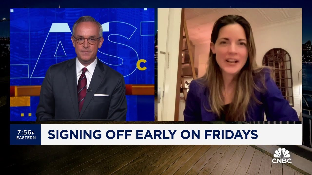 Employees are signing off earlier on Fridays - YouTube
