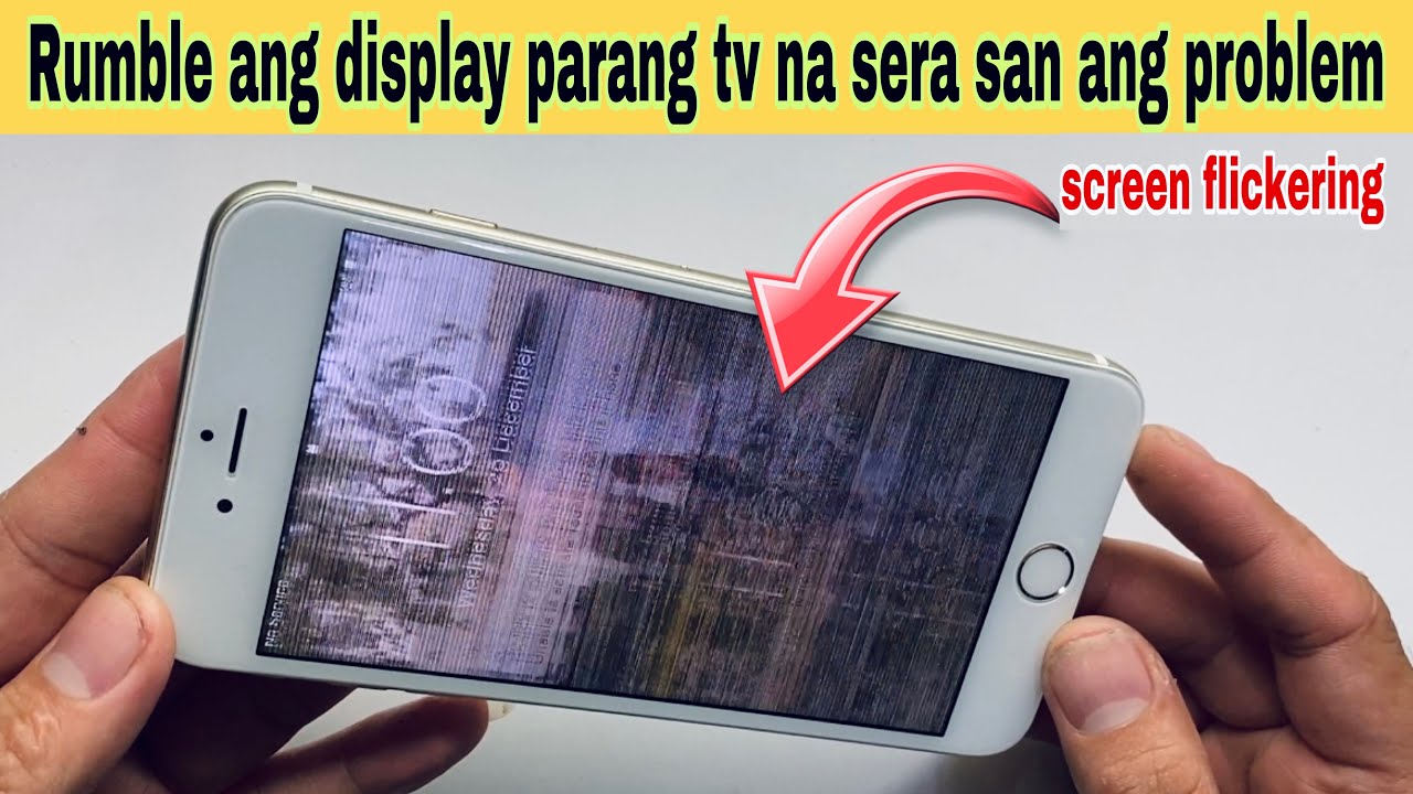 Paano Gawin Ang Screen Flickering Display ng Cellphone Parang Tv na ...