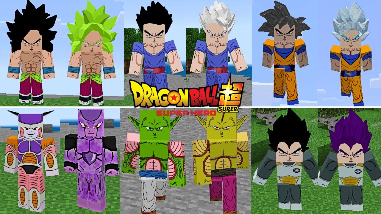 Addon de Dragon Ball Super Heroes para Minecraft PE || Dragon Ball MCPE - YouTube