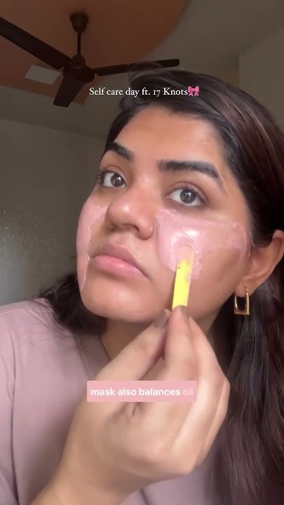 Self care day ft. 17knots.in #selfcare #facemask #skincare #rose #skincarelover # ...