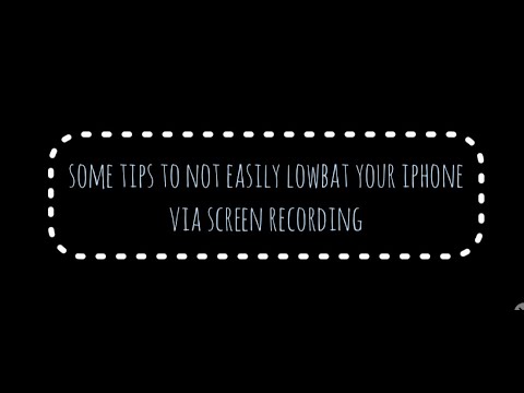 Tips to not easily lowbat your Iphone - YouTube
