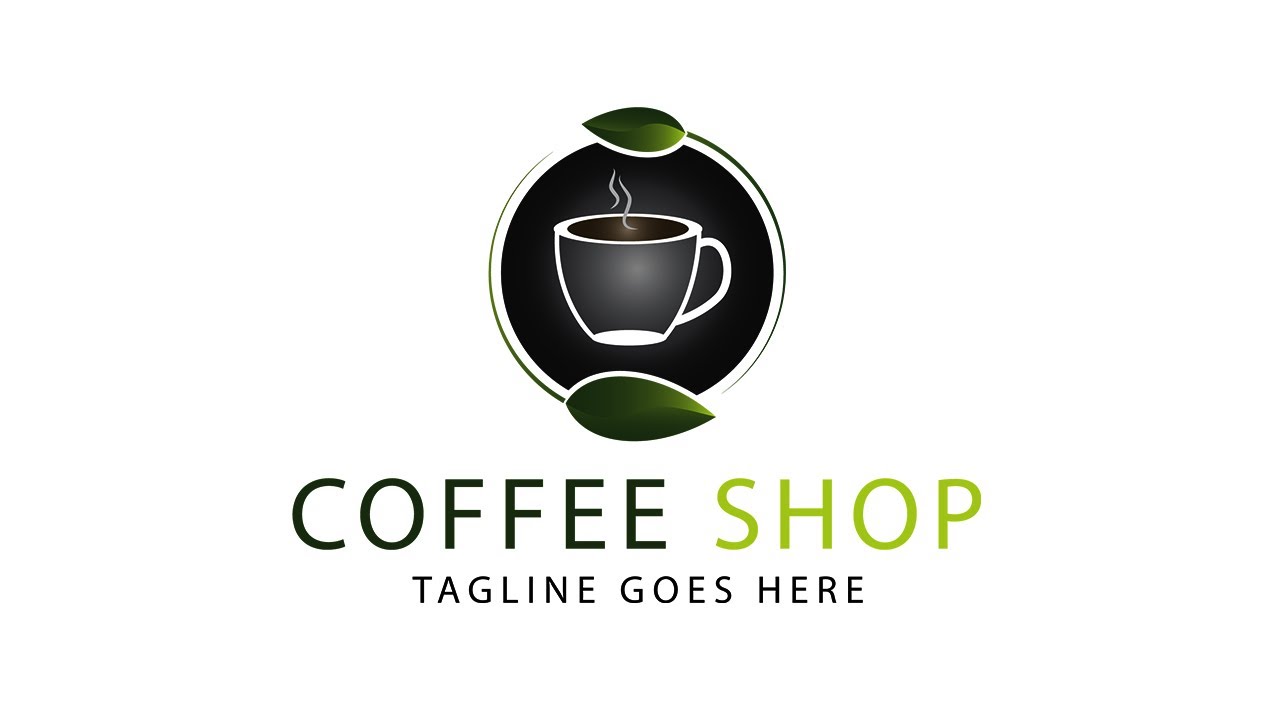 Coffee Logo Design Illustrator | Adobe Illustrator Tutorial | Coffee ...