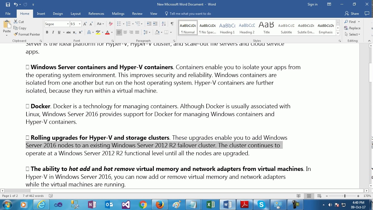 New features and improvements introduced in Windows Server 2016 - YouTube