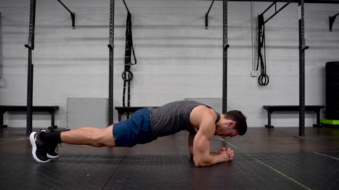 Elbow Plank Crunch - YouTube