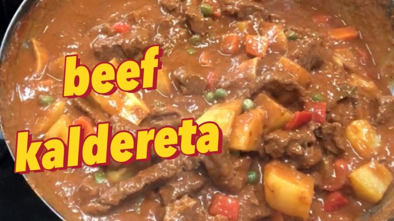 BEEF KALDERETANG PINOY SPECIALTY#beefrecipe #kaldereta ...