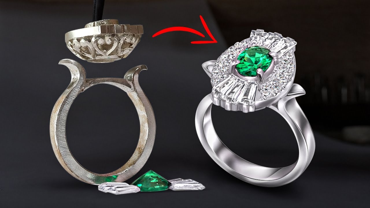 How to make Engagement Ring - FULLY HANDMADE - YouTube