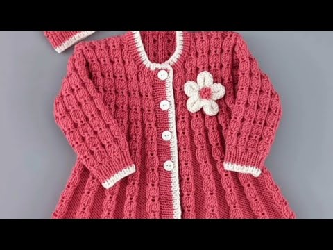 New & Beautiful Baby Frock knitting patterns || Handmade woolen Baby ...