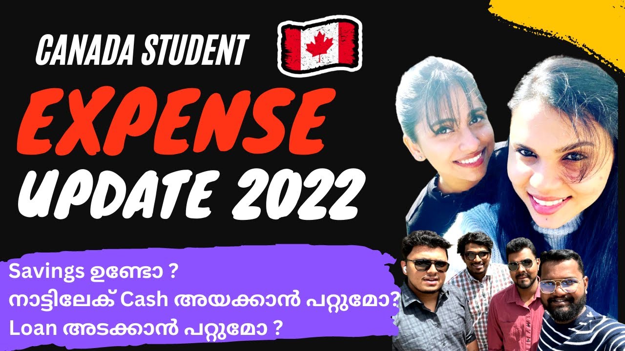 STUDENT EXPENSES IN CANADA 2022 Update Malayalam YouTube STUDENT EXPENSES IN CANADA 2022 Update Malayalam YouTube