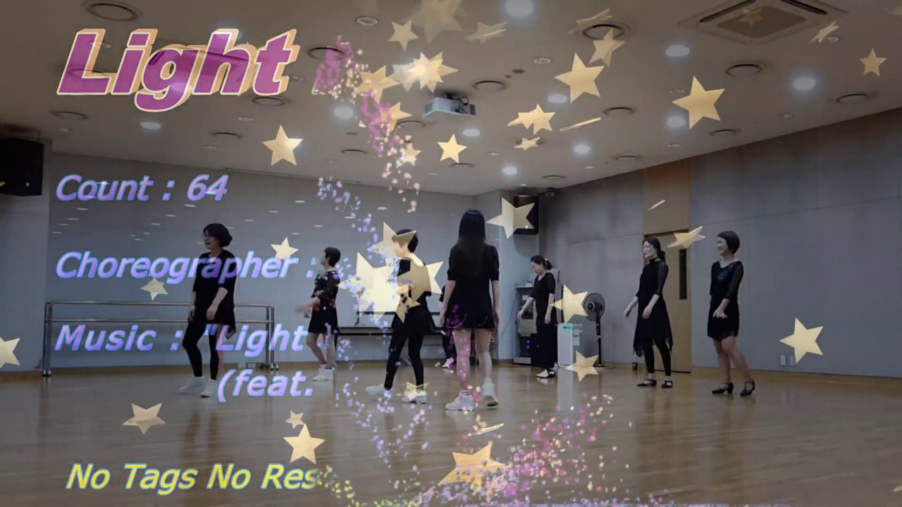 Light It Up - line dance (demo) - YouTube