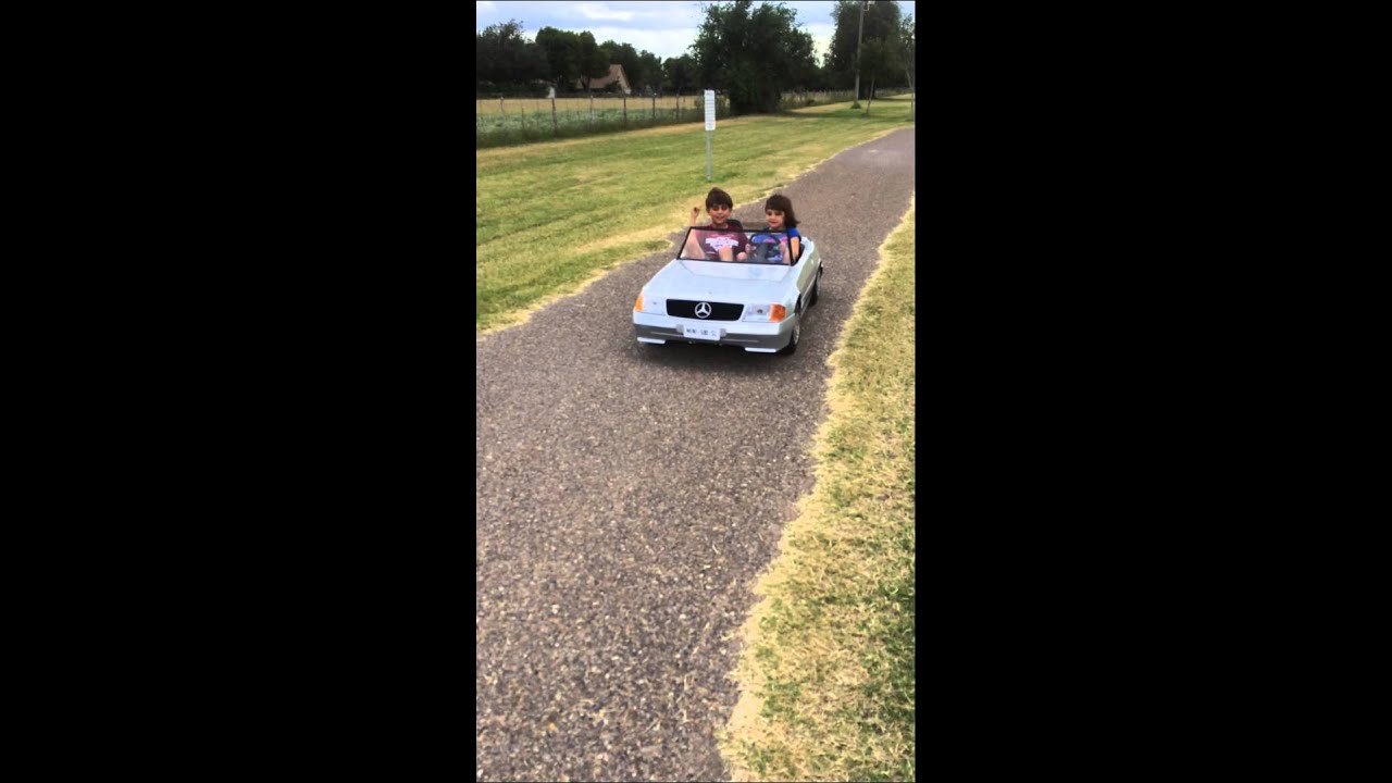 Mercedes 500SL junior go kart. Alexa 6 driving. Standard with wet ...