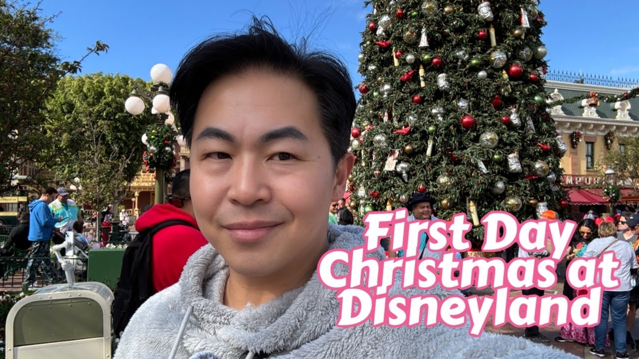 First day of Holiday season at Disneyland | New Merch - YouTube