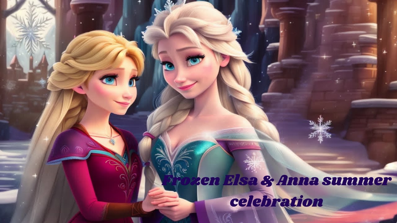 Frozen Elsa & Anna summer celebration| frozen 2 |fairy tale|bedtime| # ...