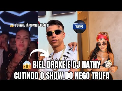 😱 BIEL DRAKE E DJ NATHY NO SHOW DO MC NEGO TRUFA - INÉDITO - YouTube