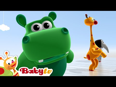 ¡Animales bailando el twist! 🕺​| Canciones infantiles y canciones infantiles 🎵 @BabyTVSP