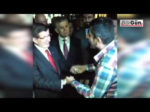 DAVUTOĞLU İŞÇİYİ MAHCUP ETTİ: TAŞERON AMA TELEFONU VAR