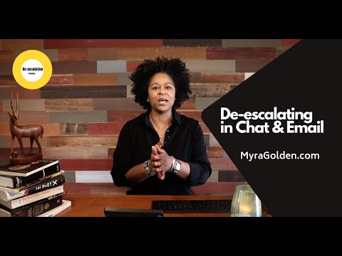 How to De-escalate in Chat and Email - YouTube