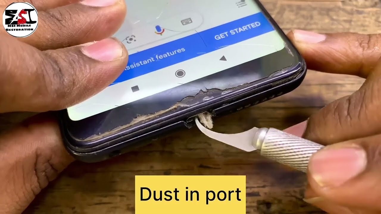 Charging port cleaning ? - YouTube