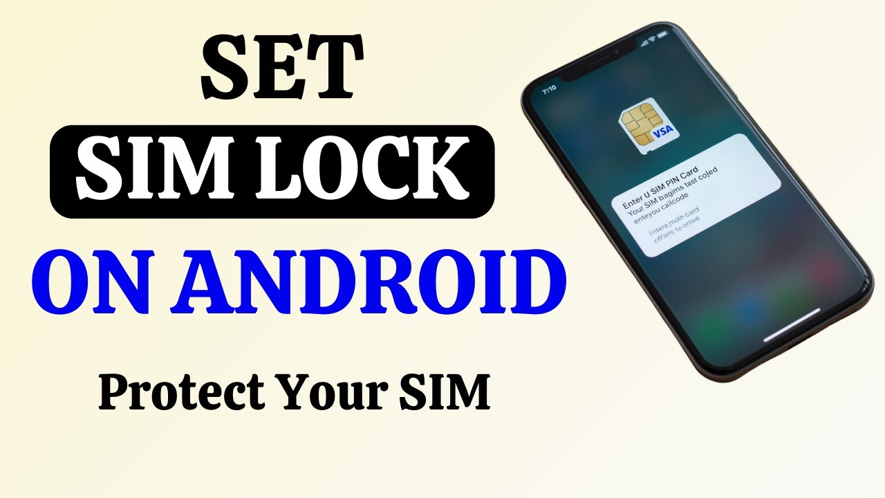 Enable SIM Lock on Android Mobile - Secure Your Phone SIM - YouTube