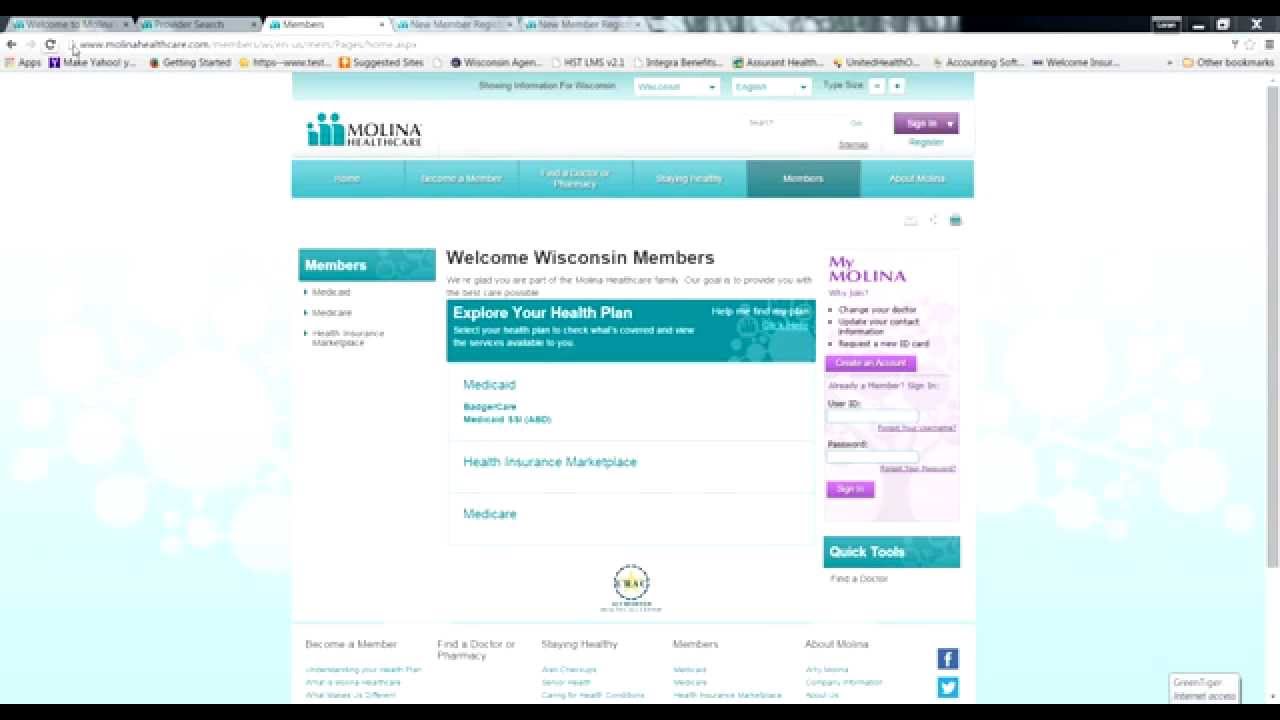 MyMolina Instructions - YouTube