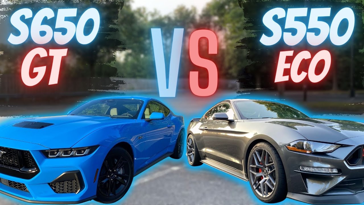 2024 S650 Mustang GT vs S550 Ecoboost - How Do They Compare?! - YouTube