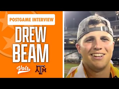 Tennessee Baseball: Drew Beam reacts to national championship win - YouTube