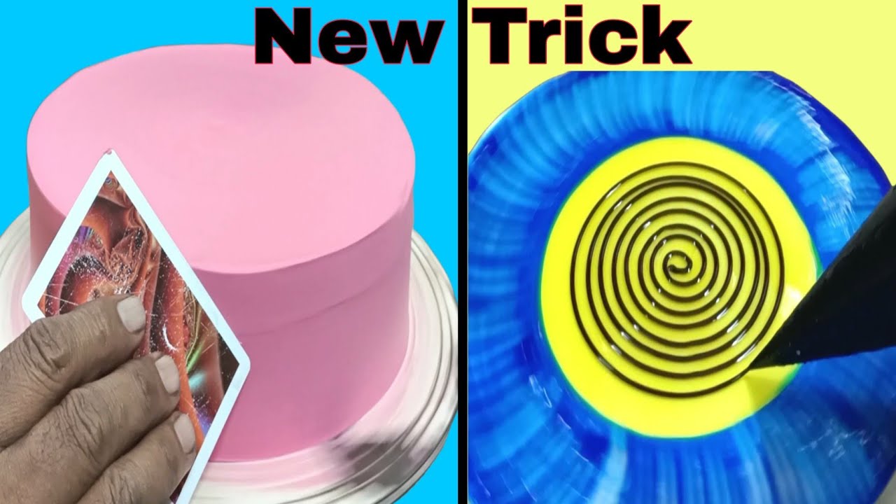 Double Stroy Cake design || How to make perfect Two tier Cake || New ...