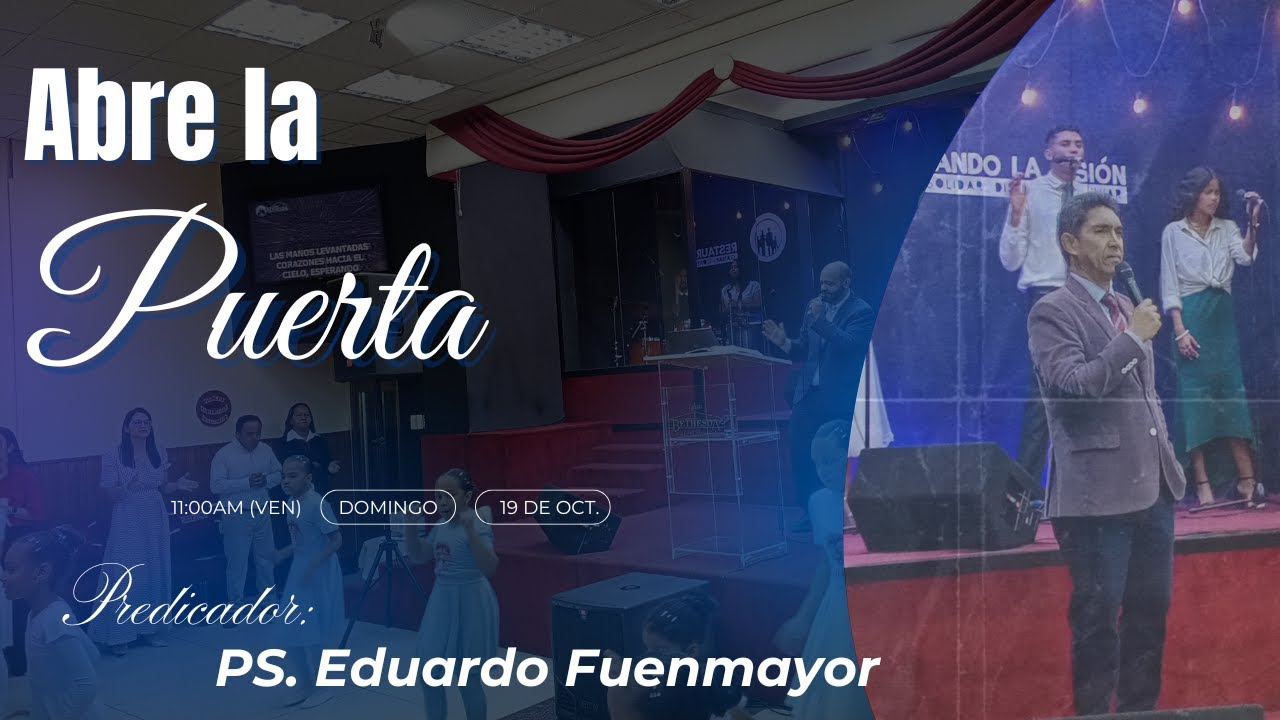 Pastor. Eduardo FuenMayor | Abre la Puerta - YouTube