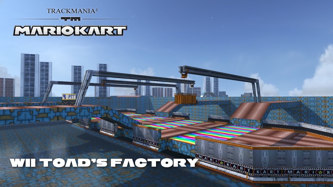 Mario Kart TrackMania- Wii Toad's Factory - YouTube